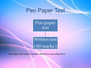 Assessment pattern | PPTX