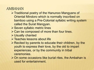 Pre-colonial Text and Spanish Colonial Text | PPTX