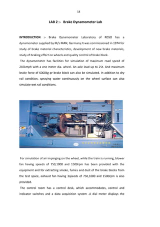 RDSO PROJECT REPORT , LKO | PDF
