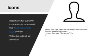 Beautiful UI in react native By - nativebase.io