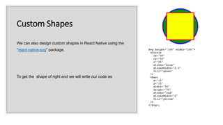 Beautiful UI in react native By - nativebase.io