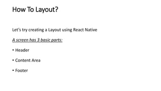 Beautiful UI in react native By - nativebase.io