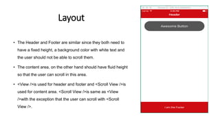 Beautiful UI in react native By - nativebase.io