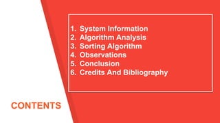 Study & Analysis of Sorting Methods | PPTX | Programming Languages | Computing