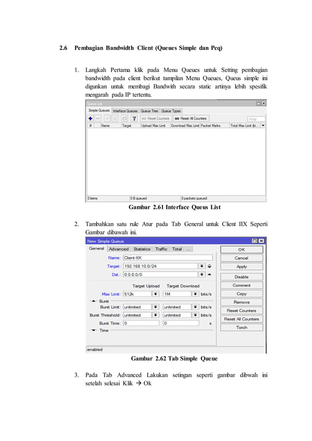 Laporan Konfigurasi Dasar Mikrotik | DOCX