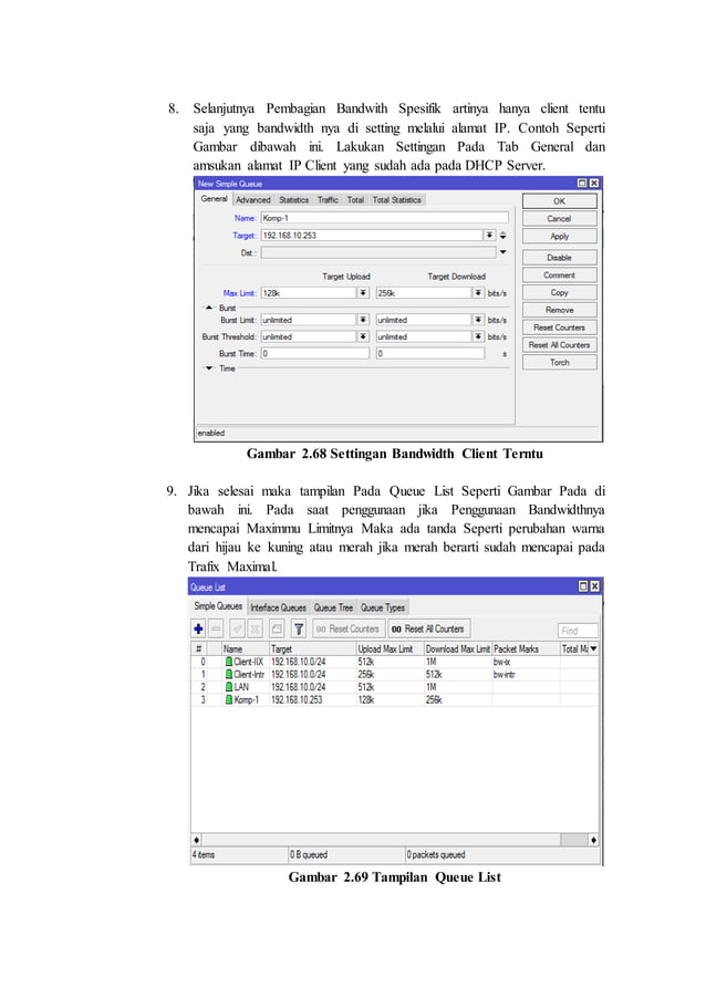 Laporan Konfigurasi Dasar Mikrotik | DOCX