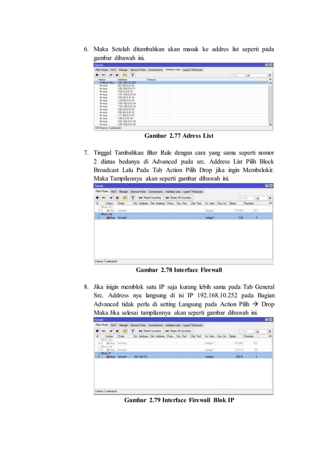 Laporan Konfigurasi Dasar Mikrotik | DOCX