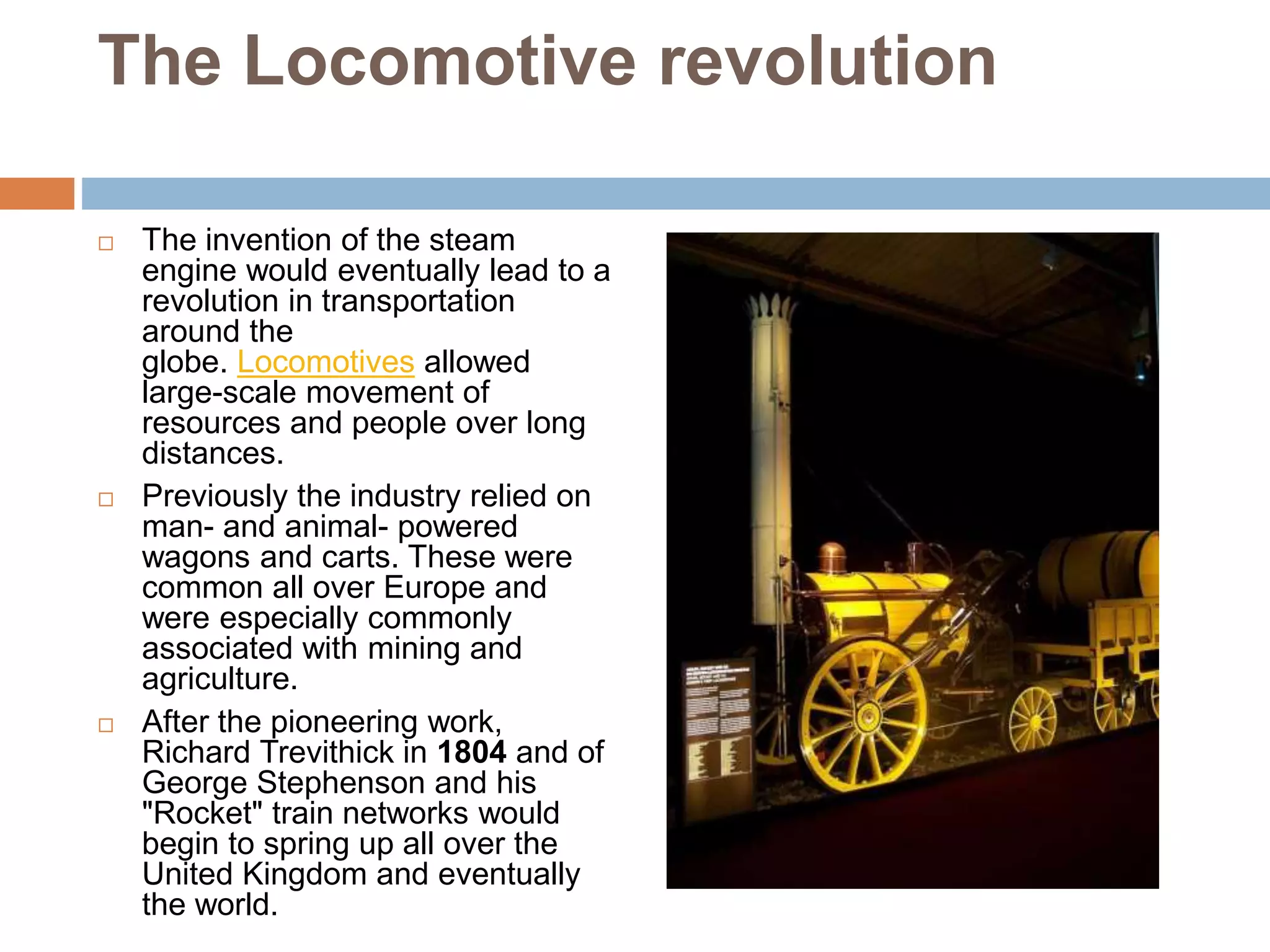 INVENTION AND INNOVATION DUE TO INDUSTRIAL REVOLUTION | PPTX