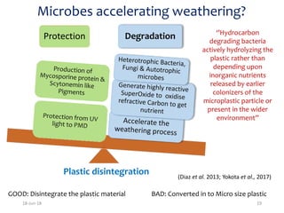 PLASTISPHERE: A MENACE TO THE AQUATIC ENVIRONMENT | PPTX | Biological ...