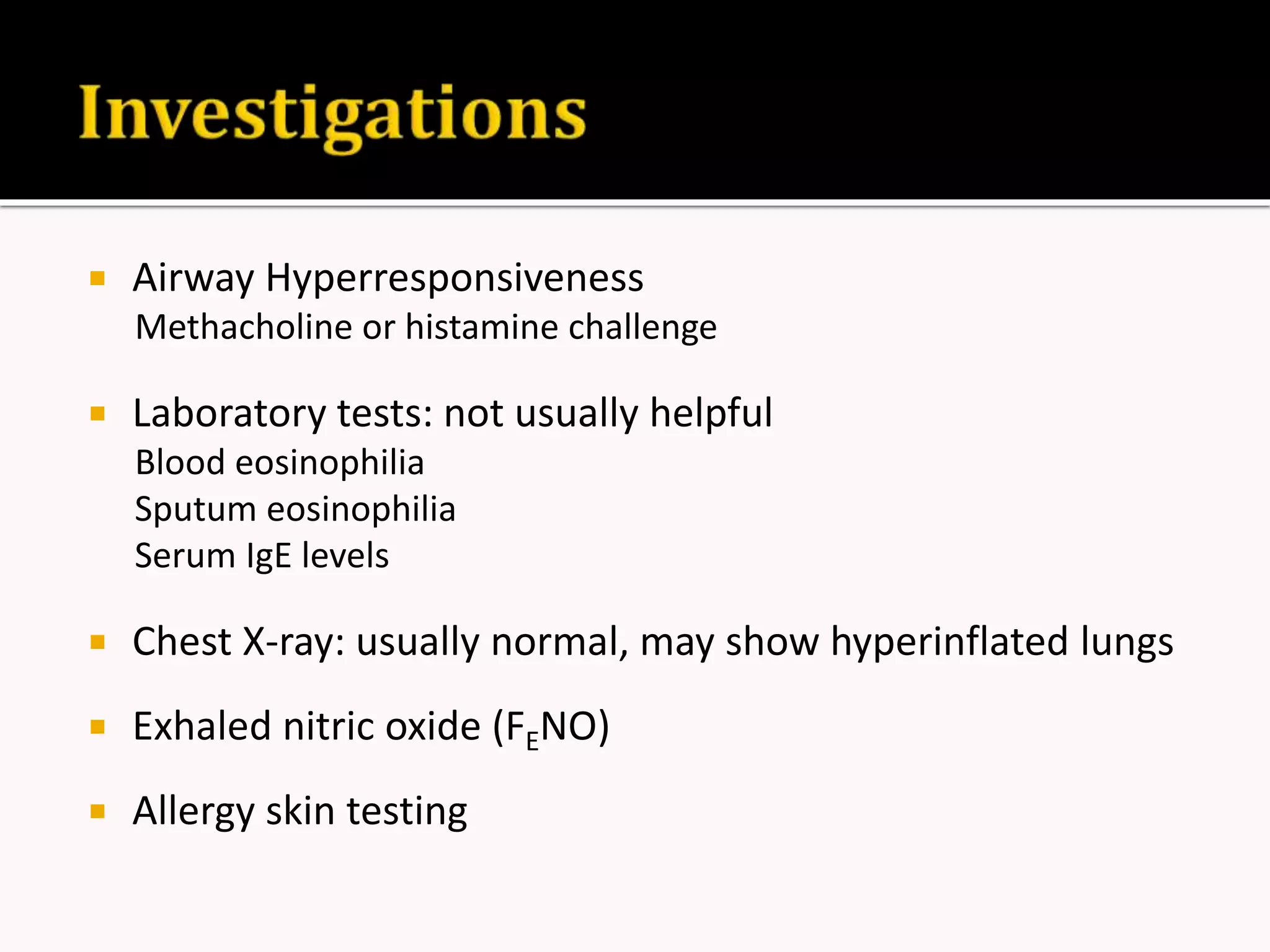 Asthma and status asthmaticus | PPTX
