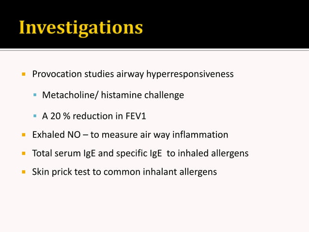 Asthma and status asthmaticus | PPT