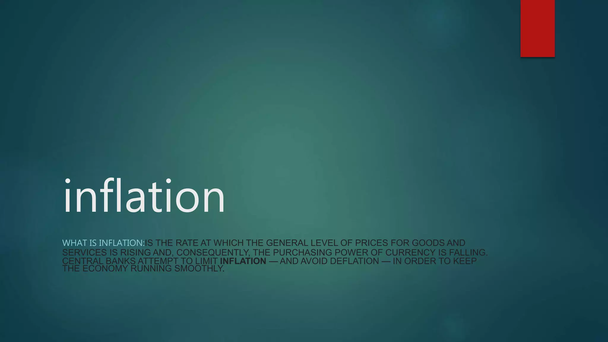 inflation | PPT