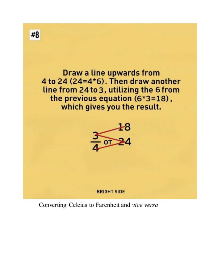 Nine simple math tricks you'll wish you had always known | DOCX