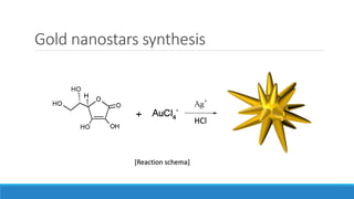 Drug delivery system based on gold nanostars | PPTX