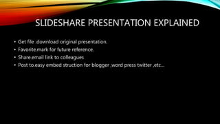 MAKING PRESENTATION SLIDESHARE | PPT