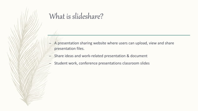 Slideshare powerpoint presentation | PPT