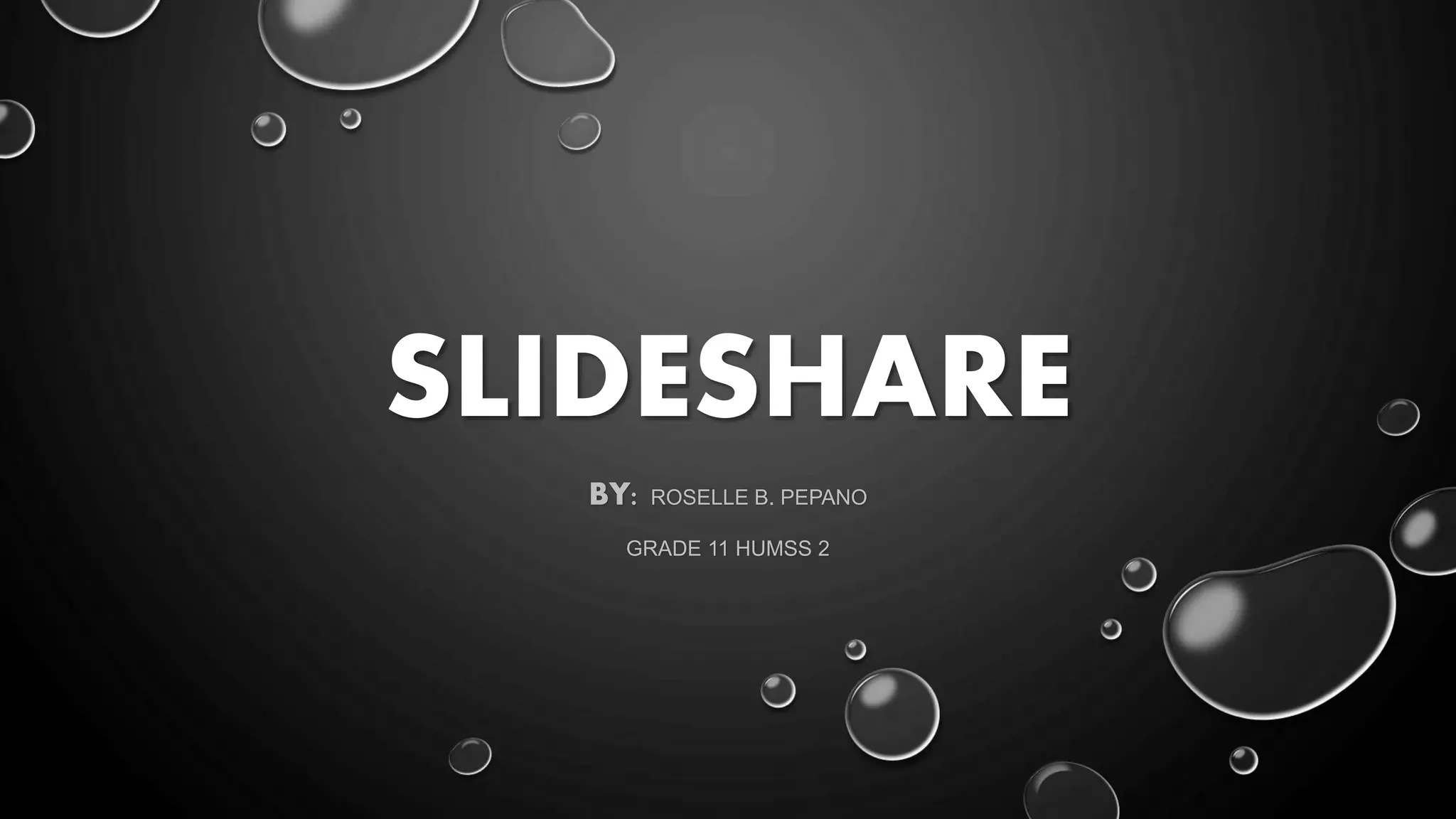 Slideshare(roselle) | PPT