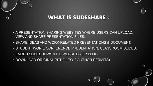 Slideshare(roselle) | PPT