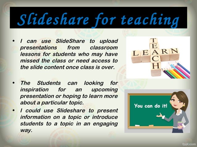 Slideshare as an educational tool | PPT