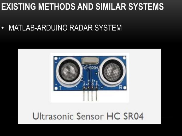 Arduino Based Radar System Ppt