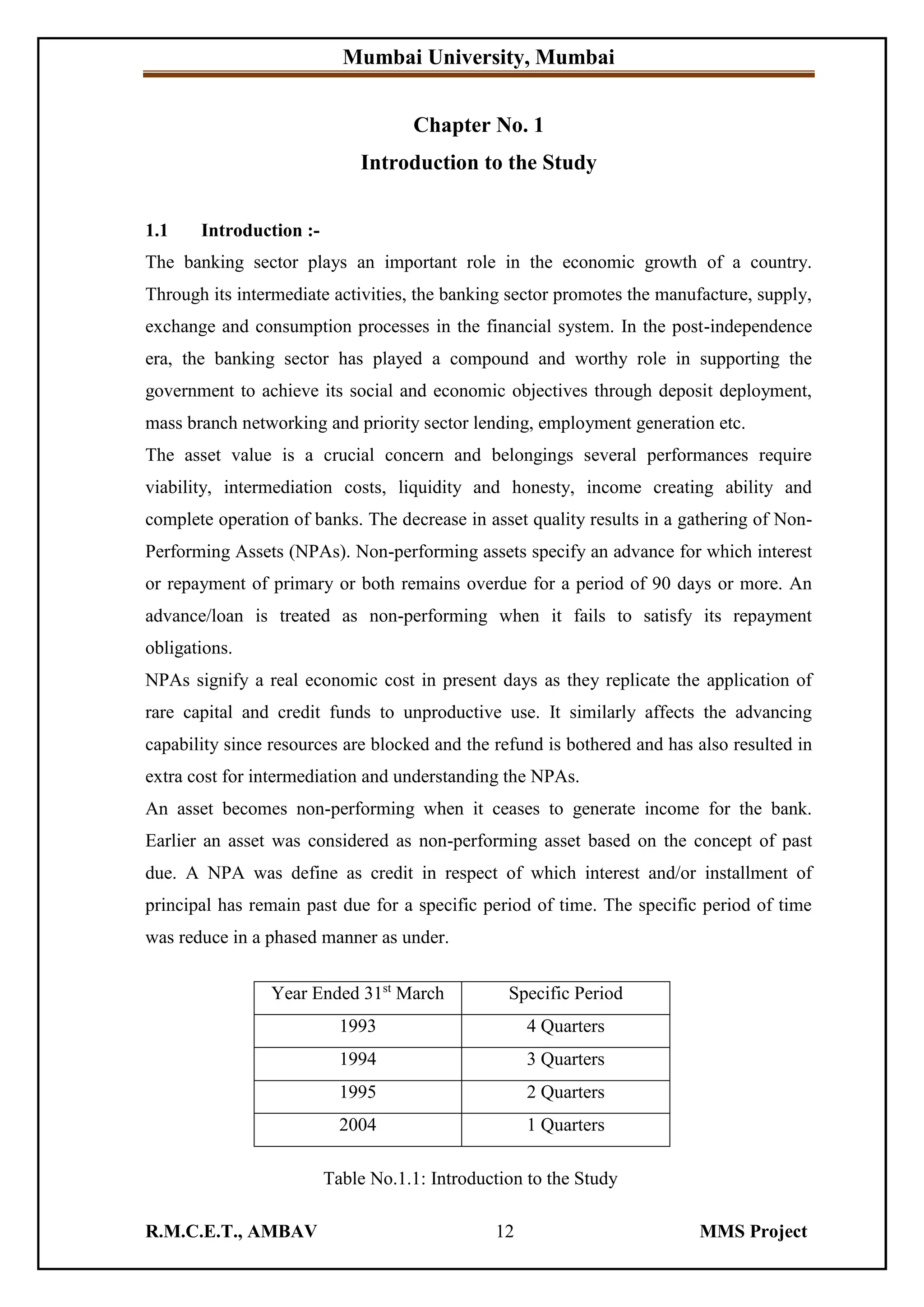 Non-Performing Asset Management | PDF | Business Accounting & Finance ...