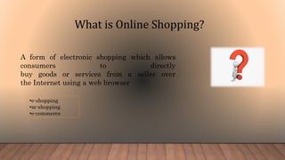 online shopping | PPT
