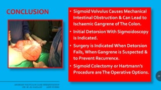 Sigmoid Volvulus Case Presentation 2019 التواء ألقولون | PPTX