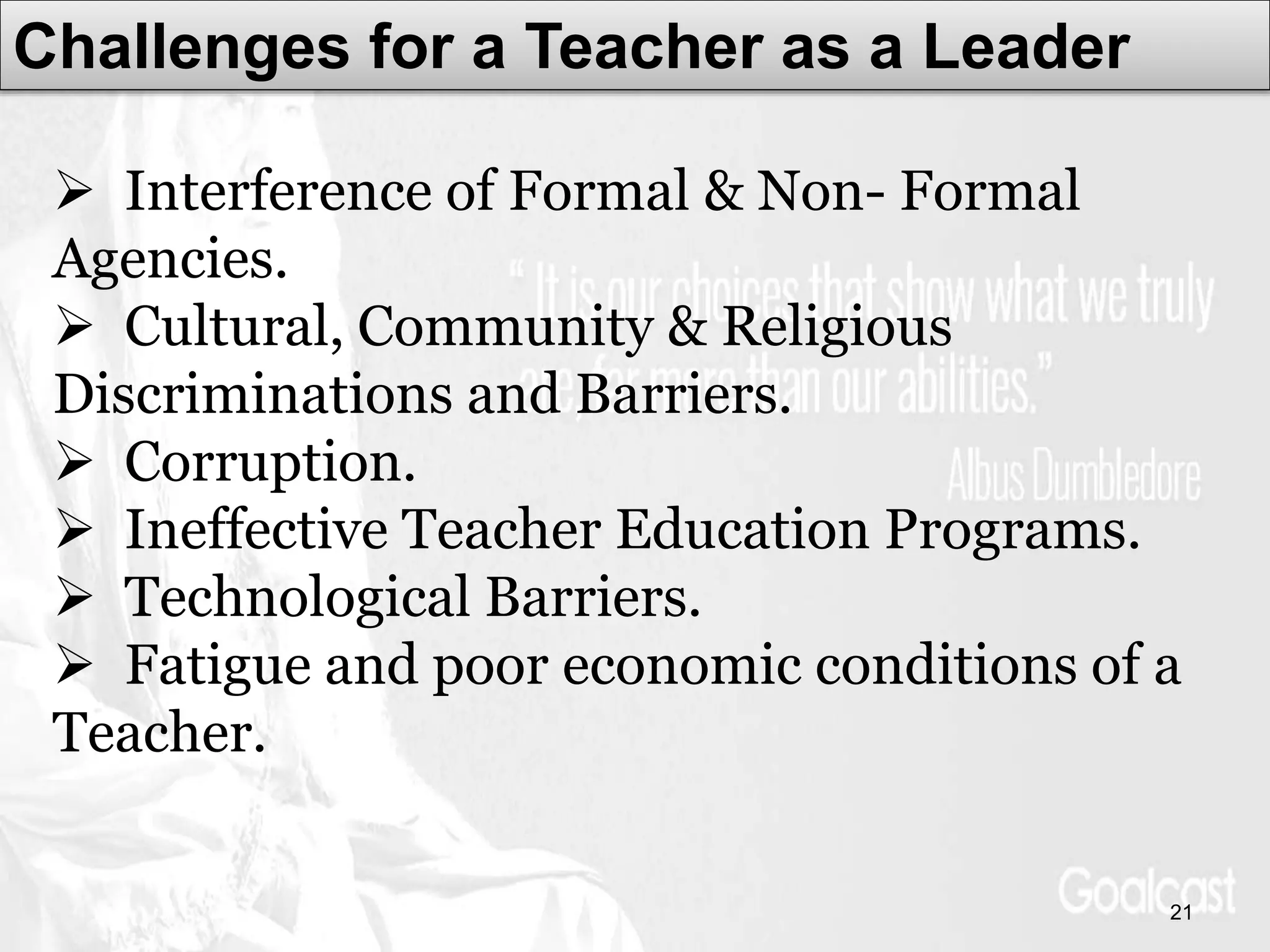 Teacher as a Leader. | PPTX