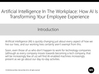 Artificial Intelligence In The Workplace: How AI Is Transforming Your ...