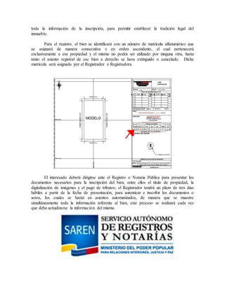Sistema de Folio Real | DOCX