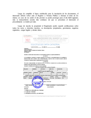 Sistema de Folio Real | DOCX