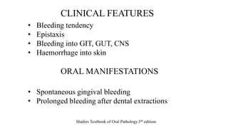 BLEEDING AND CLOTTING DISORDERS | PPTX
