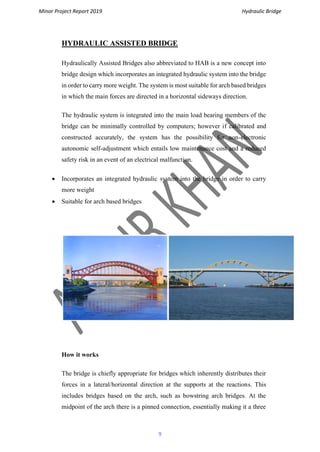 Minor Project Report on Hydraulic Bridge | PDF