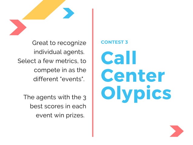 5 Contest ideas for Call Centers | PDF