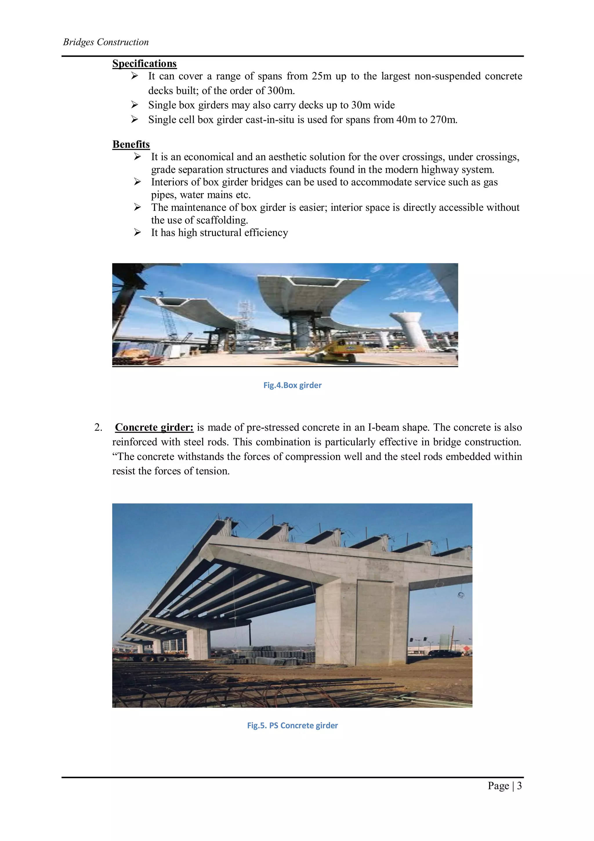 Bridge construction (RC girder bridges) | PDF