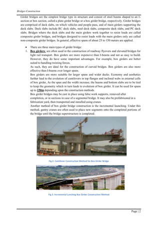 Bridge construction (RC girder bridges) | PDF