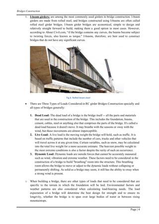 Bridge construction (RC girder bridges) | PDF
