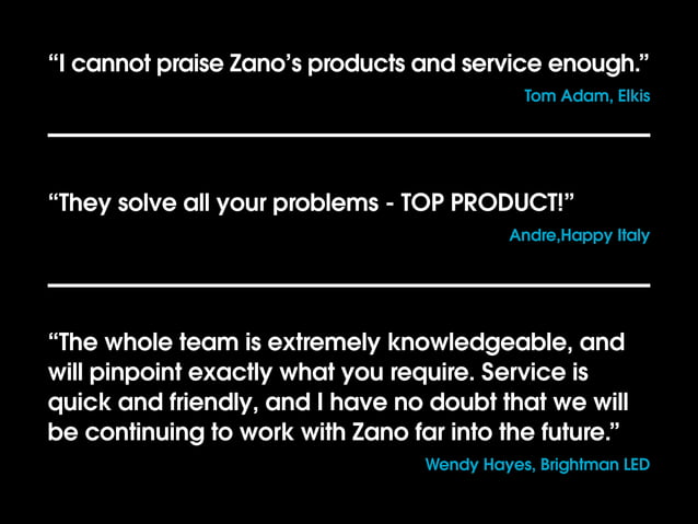 Zano Controls - Our mission. | PPT