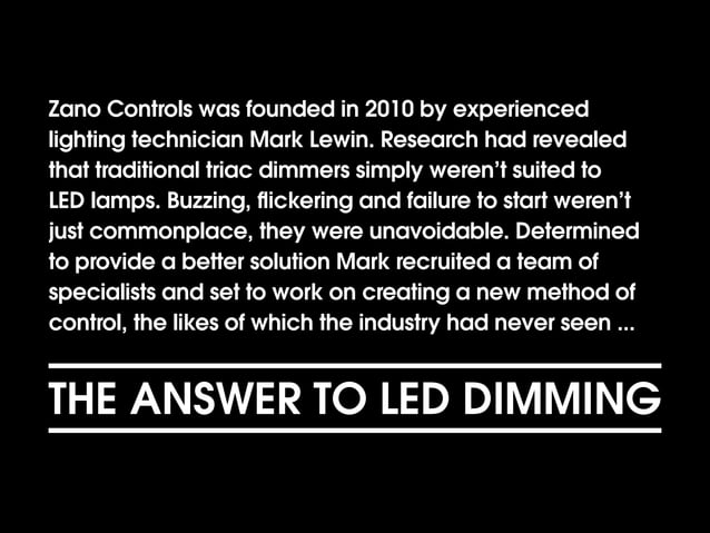 Zano Controls - Our mission. | PPT