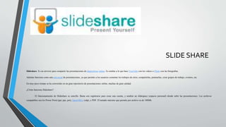 Slideshare | PPTX