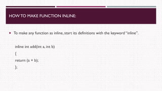 inline function | PPT
