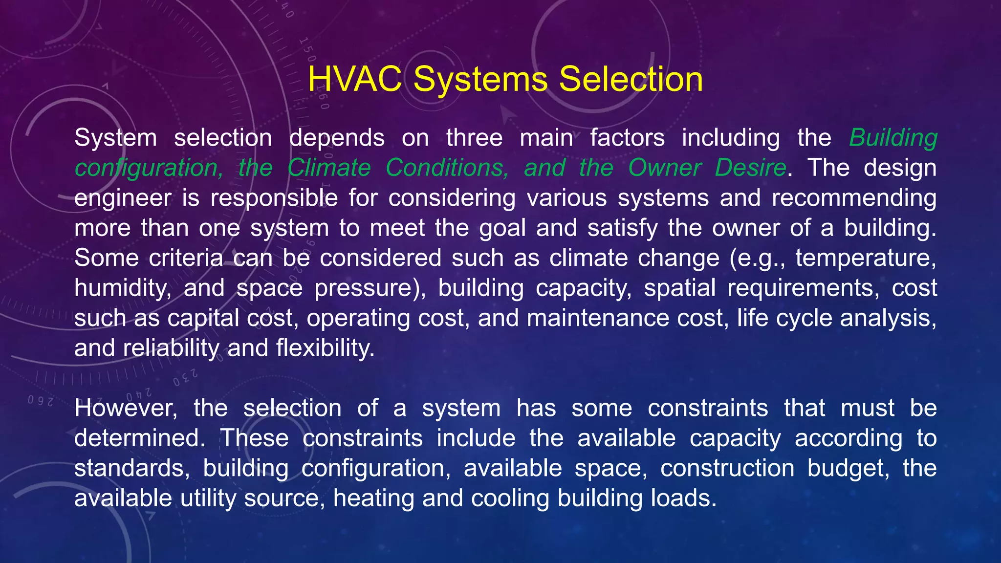 HVAC Understandings before Design it | PPTX