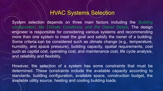 HVAC Understandings before Design it | PPTX