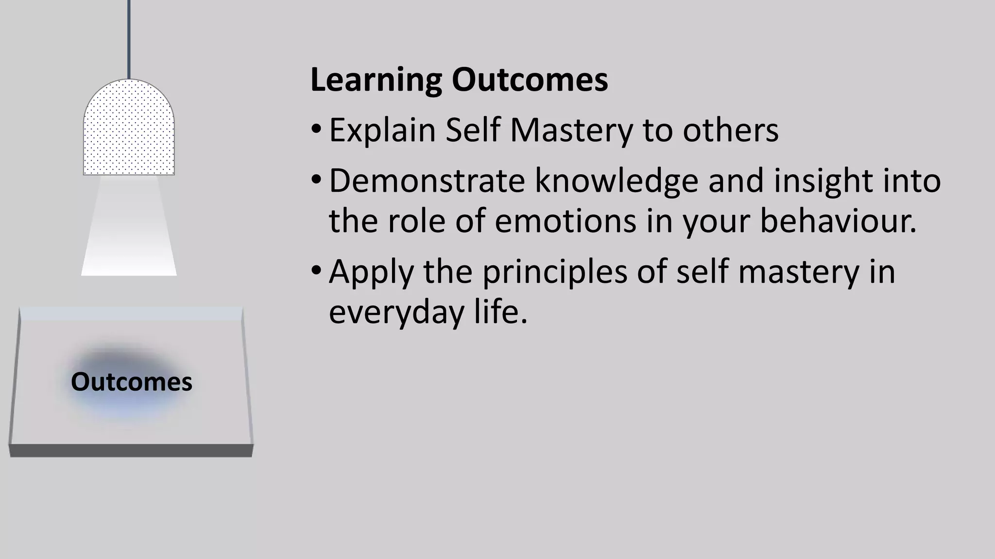 Self Mastery | PPTX