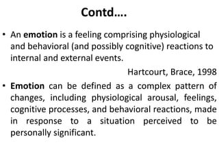 Emotion and Feelings,2020 | PPTX