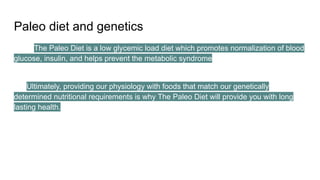 modern paleo diet | PDF