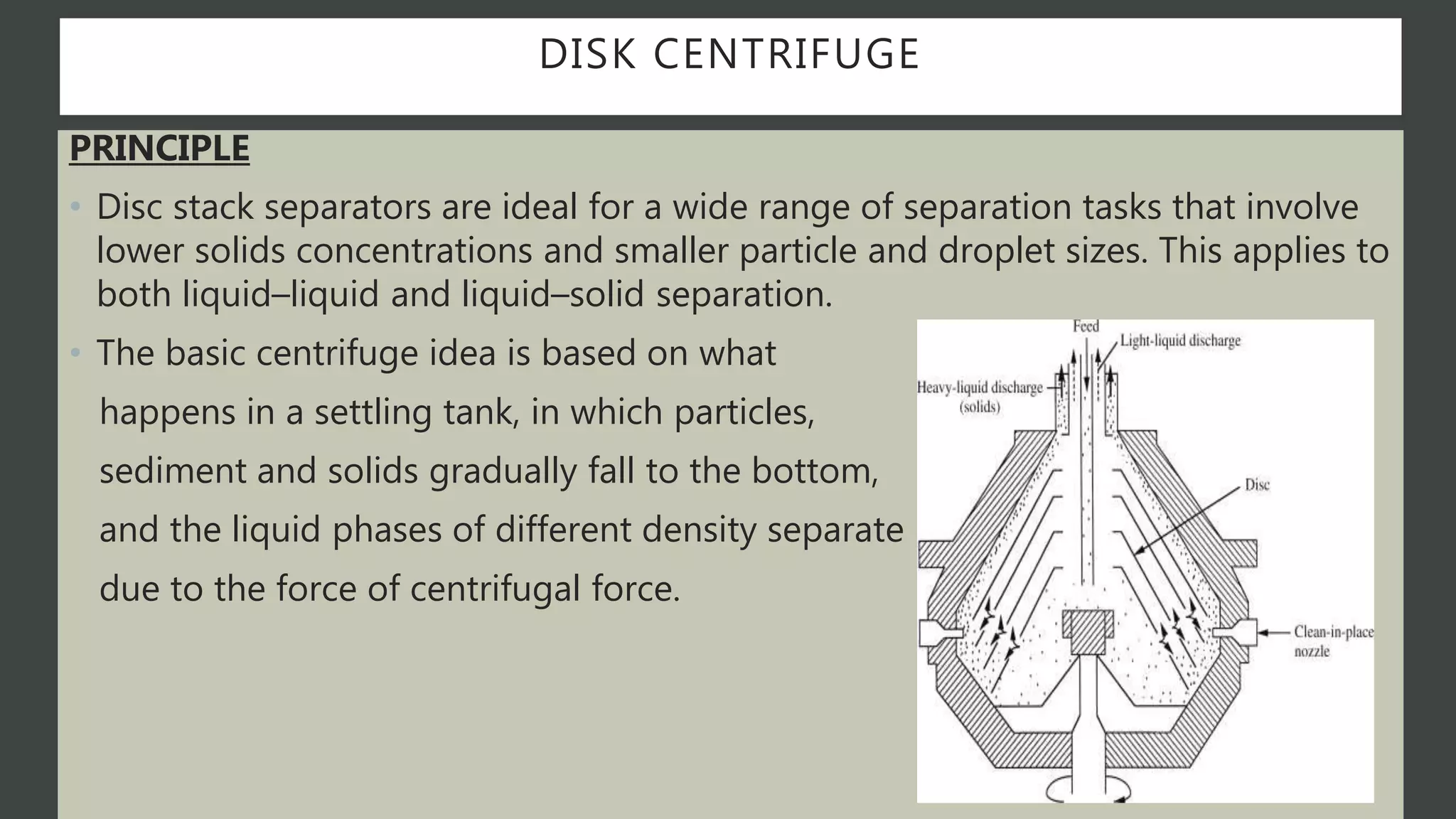 ROTARY DRUM FILTER, DISK CENTRIFUGE AND MICROFILTRATION | PPTX
