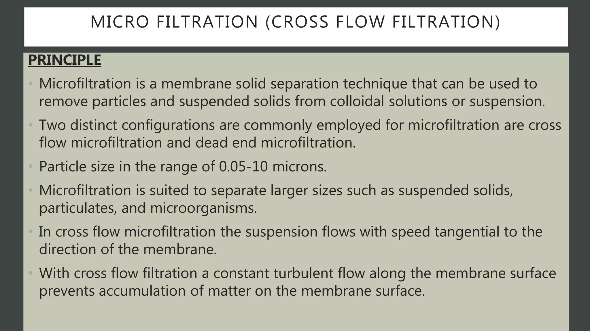 ROTARY DRUM FILTER, DISK CENTRIFUGE AND MICROFILTRATION | PPTX