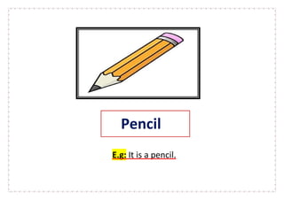 School Supplies Flashcards | PDF