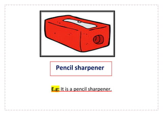 School Supplies Flashcards | PDF